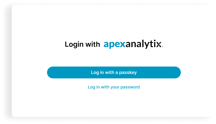 All about the new "Login with apexanalytix" process